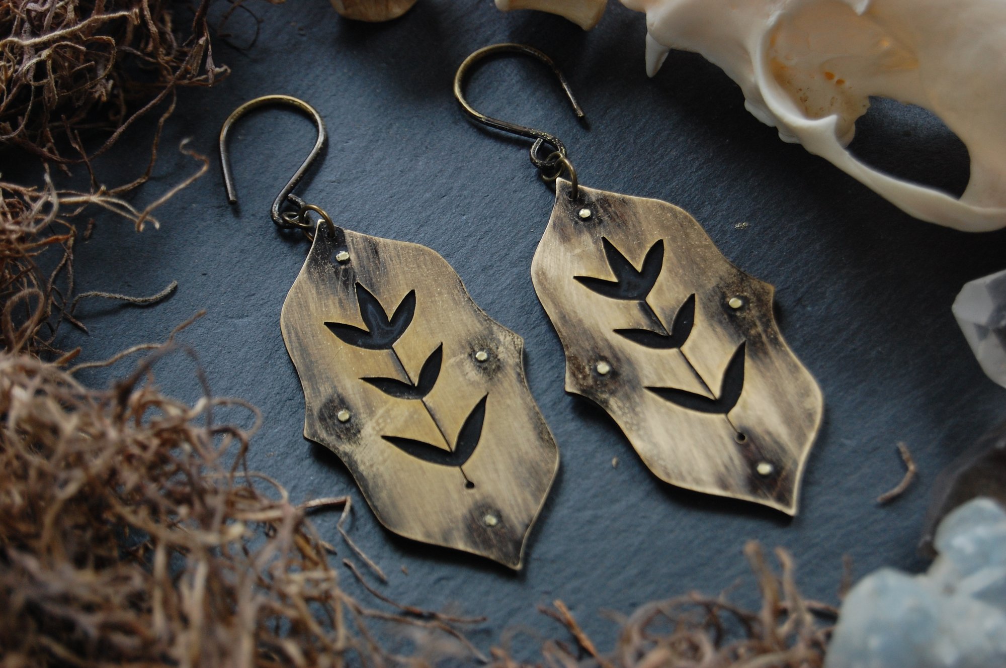 Flower Ornamental Ear Hangers | Femmcrow Flower Ornamental Ear Hangers | Femmcrow